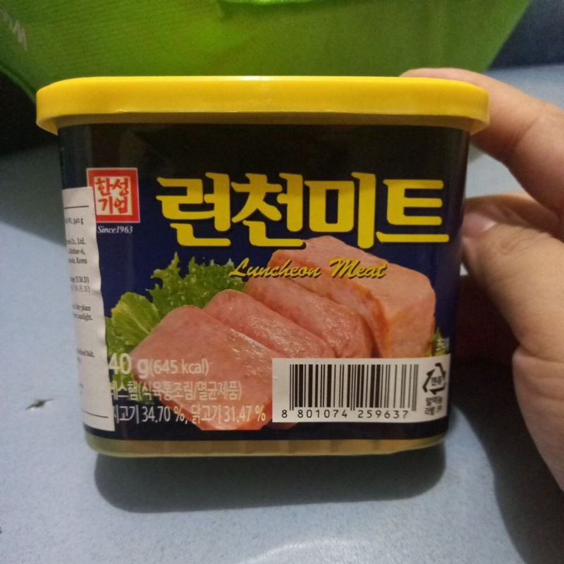 Jual spam luncheon meat / tulip danish pork luncheon meat pork makanan ...