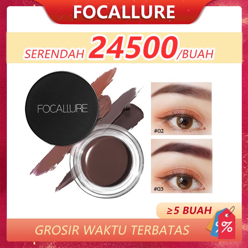 Jual FOCALLURE Waterproof Eyebrow Cream Eyebrow Gel Eyeliner Pensil ...