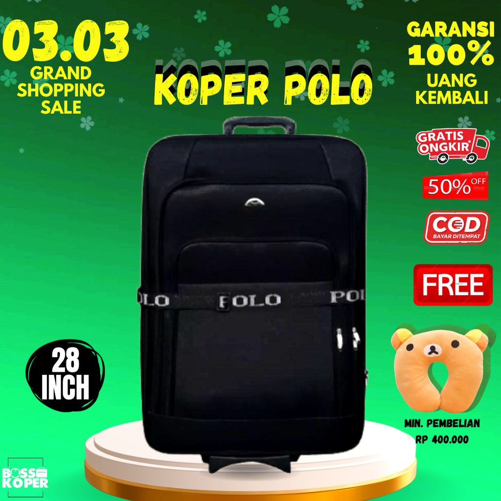 Jual Koper 28 inch Tas Koper Polo Twin ukuran bagasi-polo-kain-wanita ...