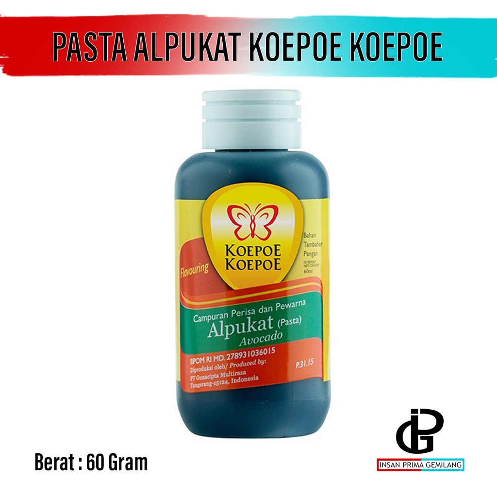 Jual Perisa Pewarna Pasta Alpukat 60ml KOEPOE KOEPOE / Pasta Avocado ...