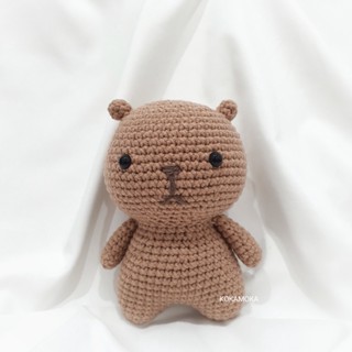 Jual Boneka Rajut Brown Bear Amigurumi Beruang Handmade Crochet ...