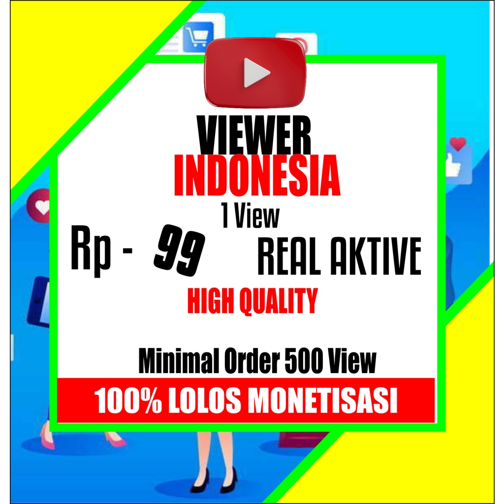 Harga Viewer Youtube Indonesia Terbaru Jul 2025 | BigGo Indonesia
