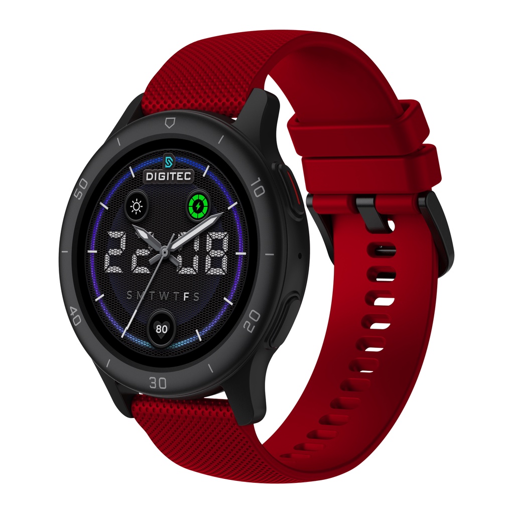Jual Digitec Futura Merah Smartwatch Jam Tangan Original | Shopee Indonesia