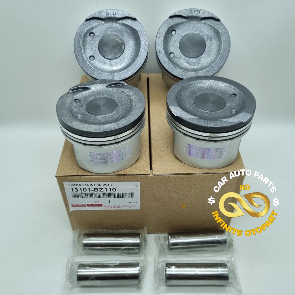 Jual PISTON ASSY SET TOYOTA AVANZA 1.3 XENIA 1300CC VVTI STD-OS100 | Shopee Indonesia