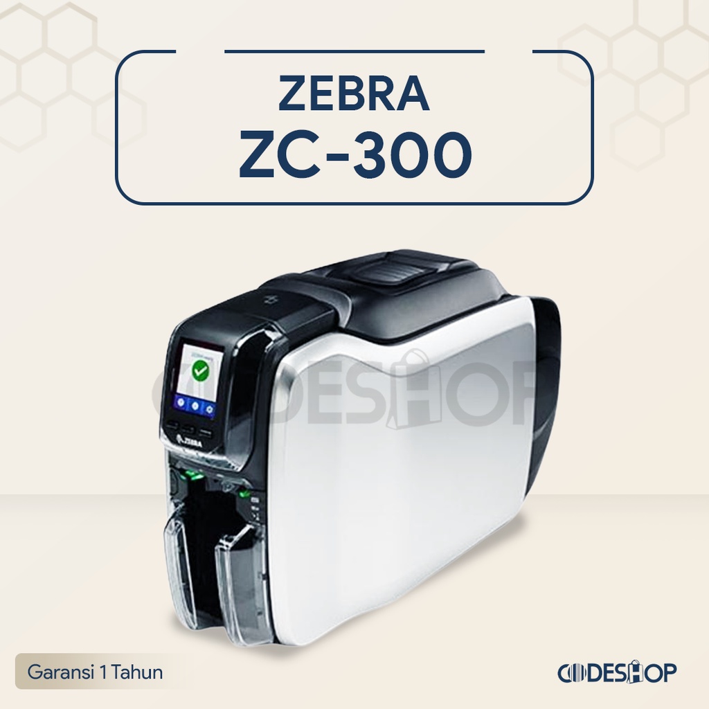 Jual Printer Cetak Kartu Single Side Zebra ZC300 | Shopee Indonesia