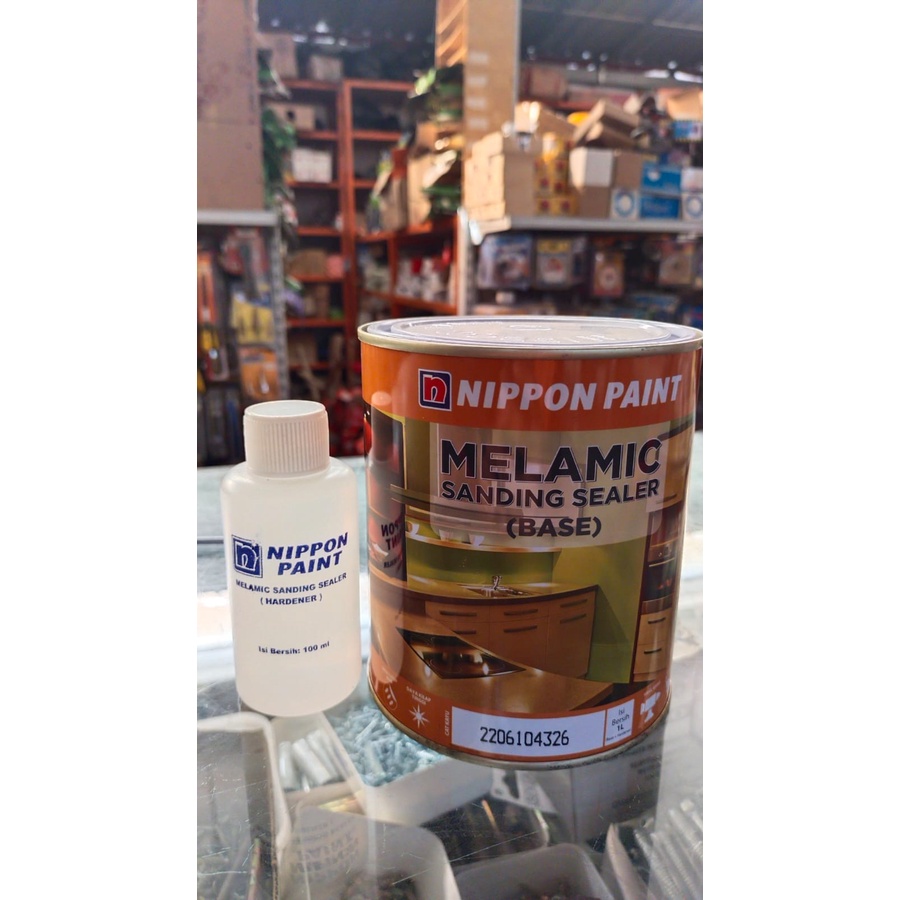 Jual Nippon Melamic Sanding Sealler Base 0.9ltr+Hardener | Shopee Indonesia