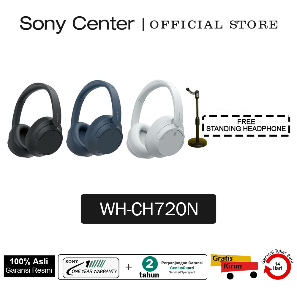 Jual Sony Center SONY WH-CH720N / WHCH720N / WH CH720N / CH720 Bluetooth Wireless Over-Ear ...
