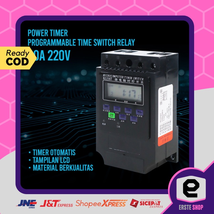Jual Alat Pengaman Stop Kontak MCB Power Timer Programmable Time Switch ...