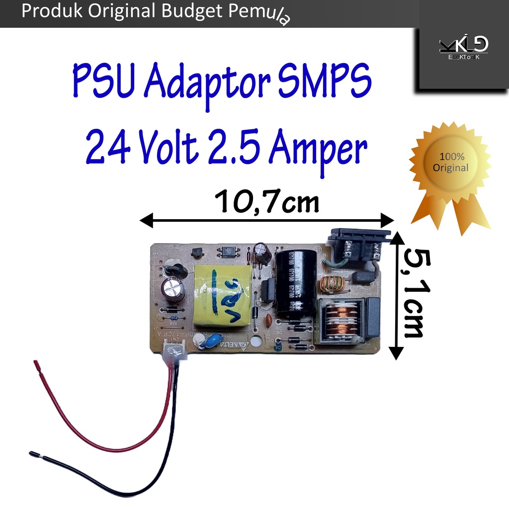 Jual PSU Power Supply SMPS Adaptor 24 Volt 2,5 Amper Max | Shopee Indonesia