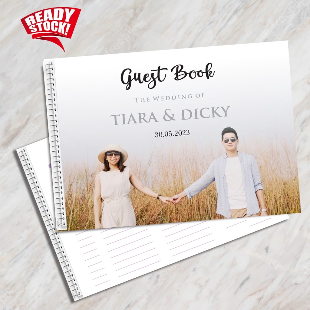 Jual Buku Tamu Pernikahan CUSTOM / wedding Guest Book / wedding book ...