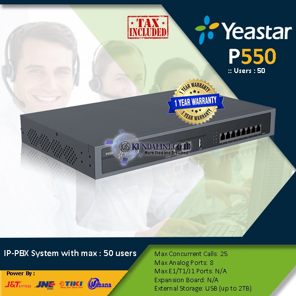 Jual Yeastar P550 - IPPBX Phone System Max 50 User [Basic] | Shopee ...