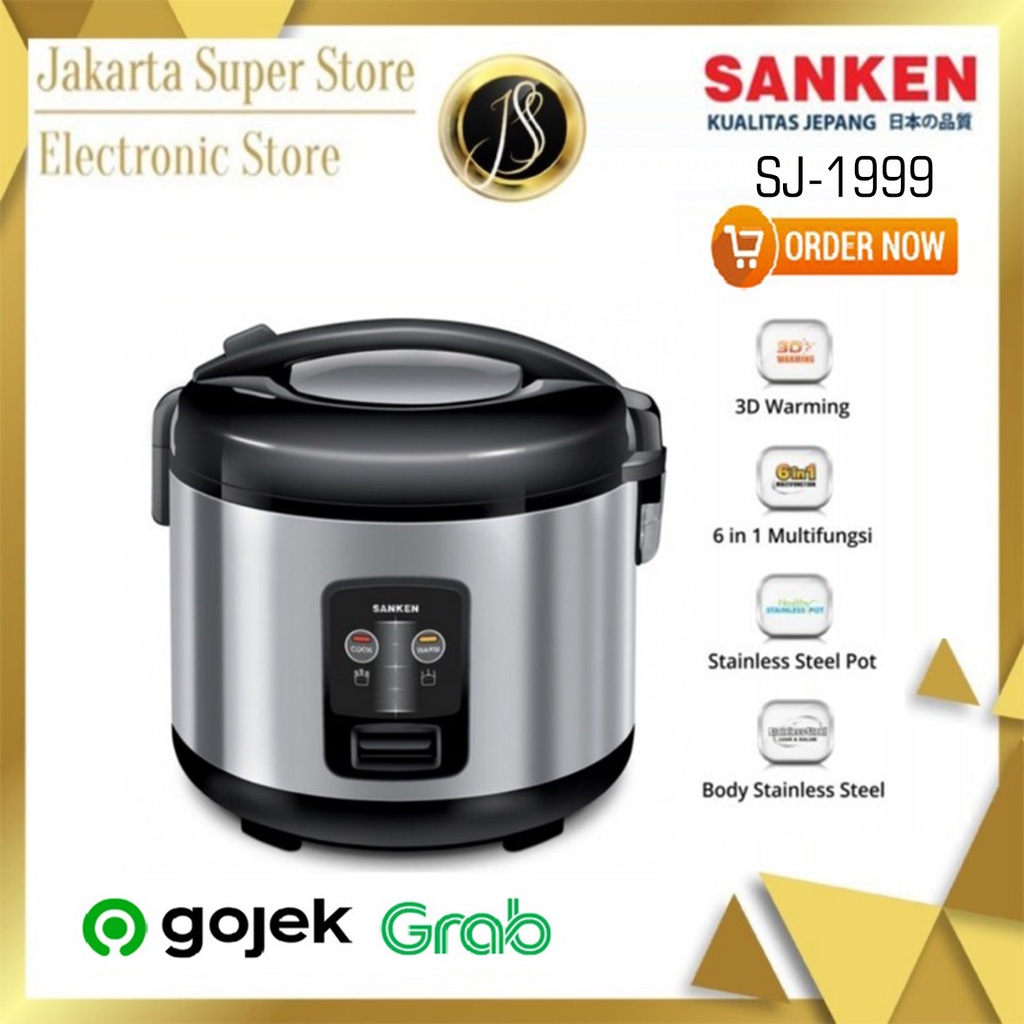 Jual SANKEN MAGIC COM RICE COOKER SJ-1999M / SJ 1999 M / SJ1999 1.8L ...