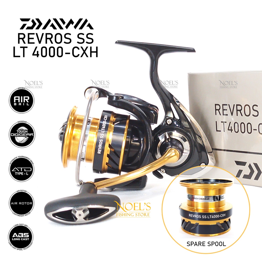 Jual Reel DAIWA REVROS SS LT | Power handle | 2 Spool | Kolam Sungai Laut 2023 | Shopee Indonesia