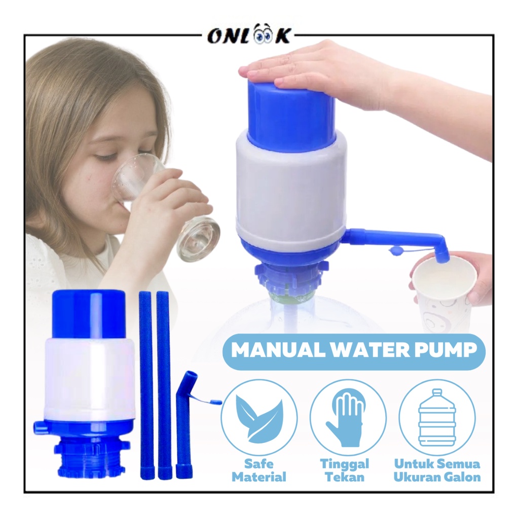 Jual Pompa Galon Air Manual Non Elektrik Portable Gallon Water Pump ...