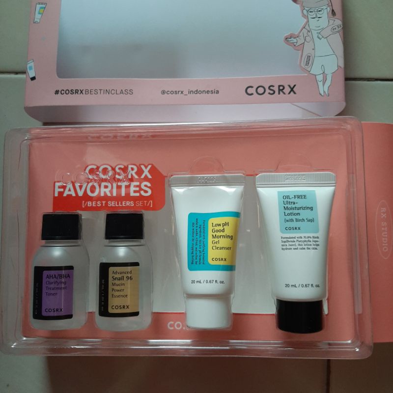 Jual Cosrx Best In Class Favorites Mini Trial Kit Set 4 Bottles ...