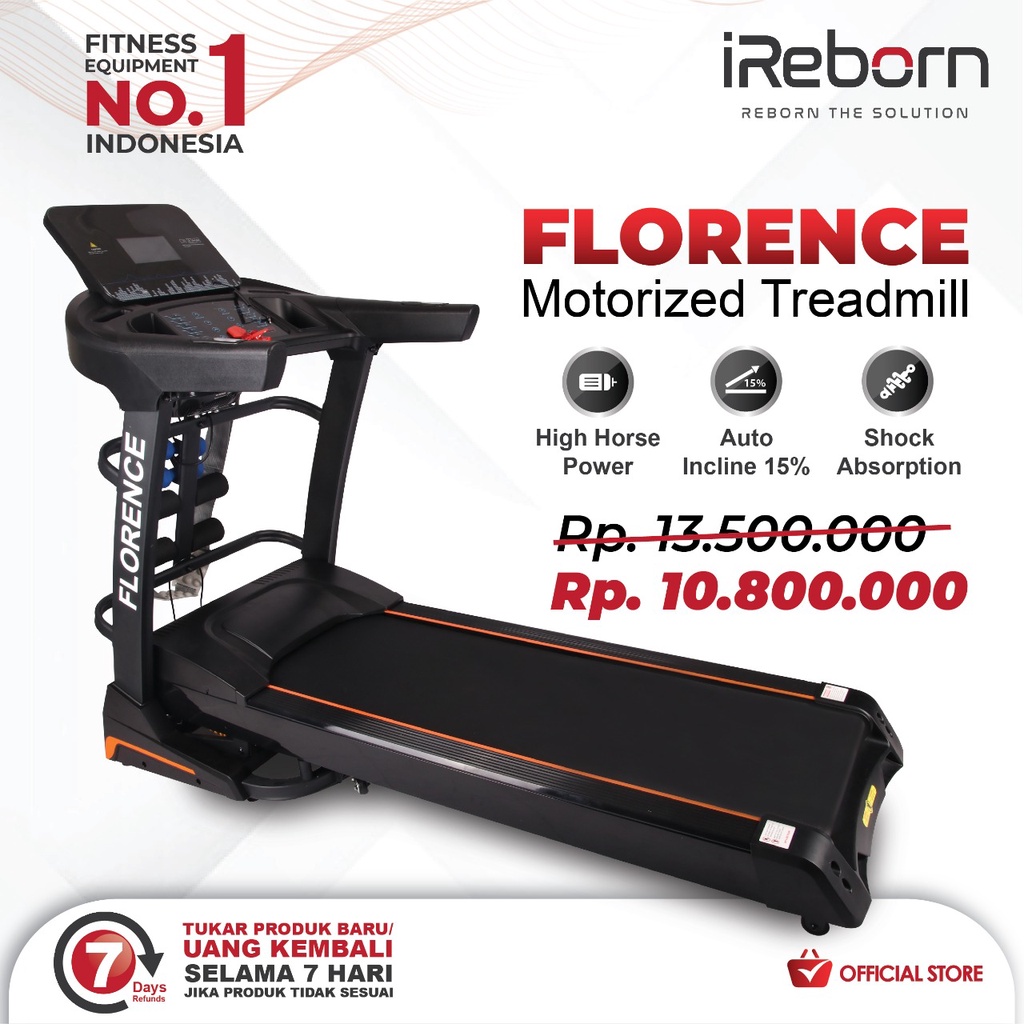 Jual treadmill elektrik florence Harga Terbaik & Termurah Maret 2023 ...