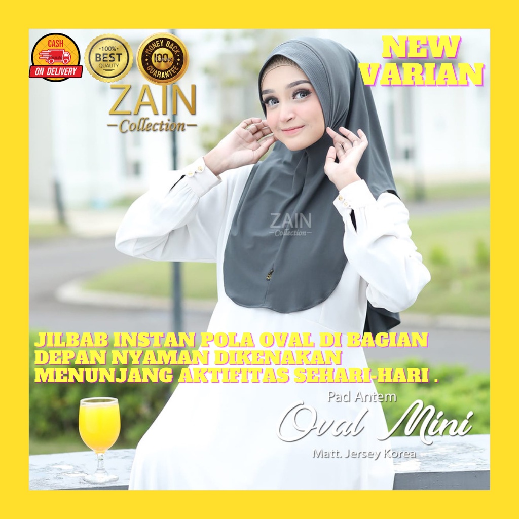 Jual JILBAB INSTAN OVAL MINI HIJAB DAILY ZAIN COLLECTION | Shopee Indonesia