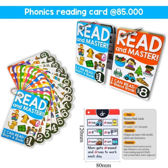 Harga Phonics Reading Flash Card Terbaru Feb 2025 | BigGo Indonesia