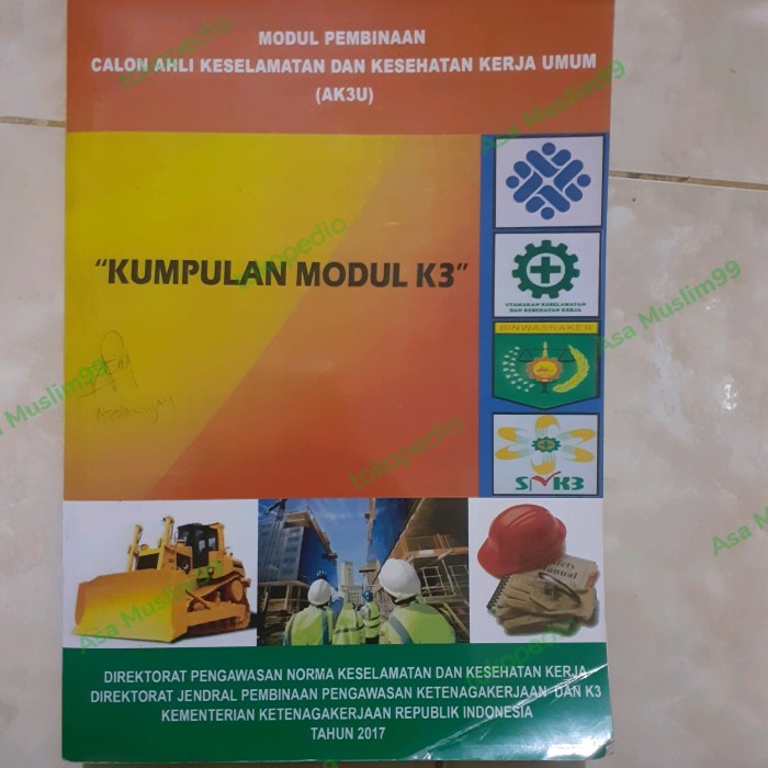 Harga Buku K3 Kesehatan $ Keselamatan Kerja Terbaru Feb 2025 | BigGo ...