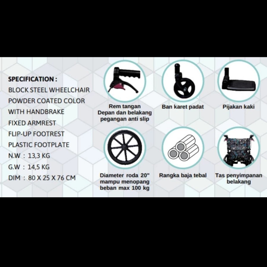 Harga wheelchair travel aluminium Terbaru Sep 2024 |BigGo Indonesia