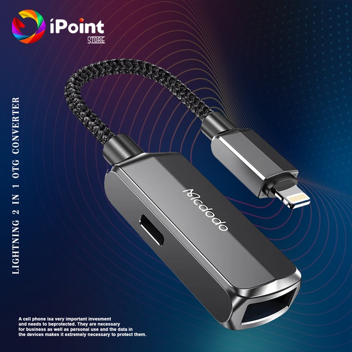 Harga Mcdodo-iphone-otg-with-lightning-charger-port-support-hdd-ssd ...