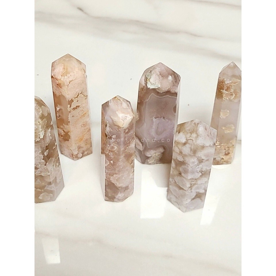 Flower Agate Tower | Hello Nona Co.