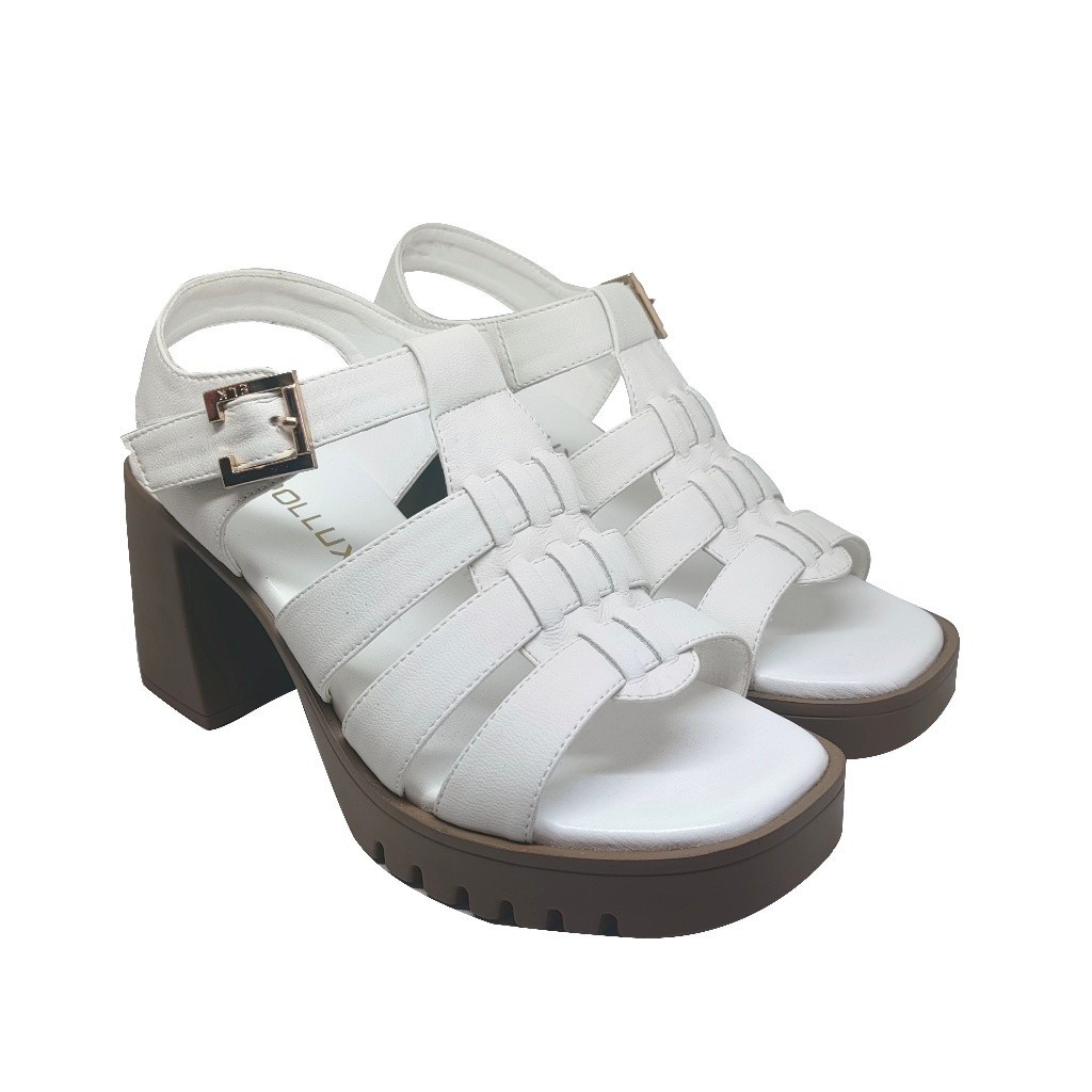 Belanja Pollux Classic WPOAY 02 - Sepatu Sandal Heels Wanita Berbahan ...