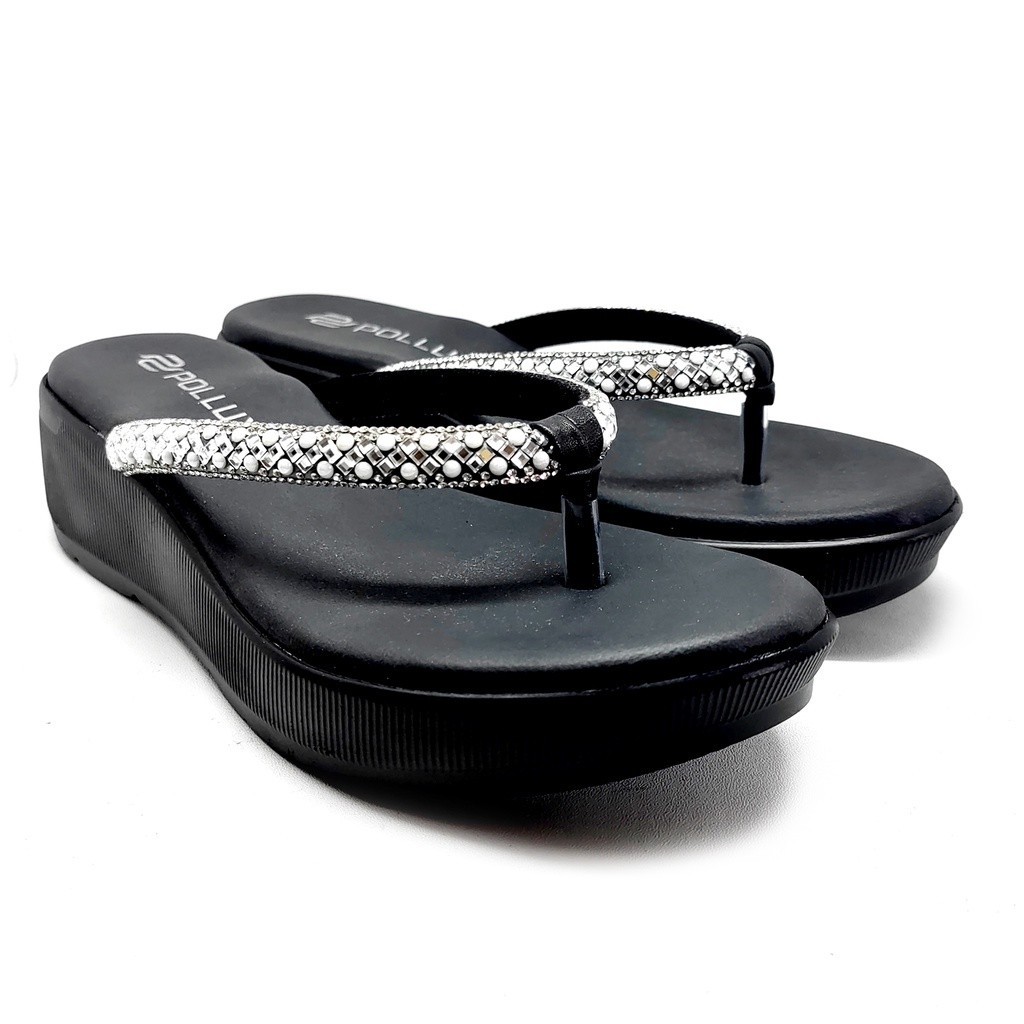 Belanja Pollux Daily WPODQ 30 - Sandal Wedges | Wedges Selop | Wedges ...