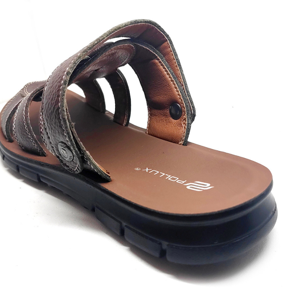 Belanja Pollux PDQ 6683 - Sandal Kulit Pria Slip On Sangat Nyaman Dan ...