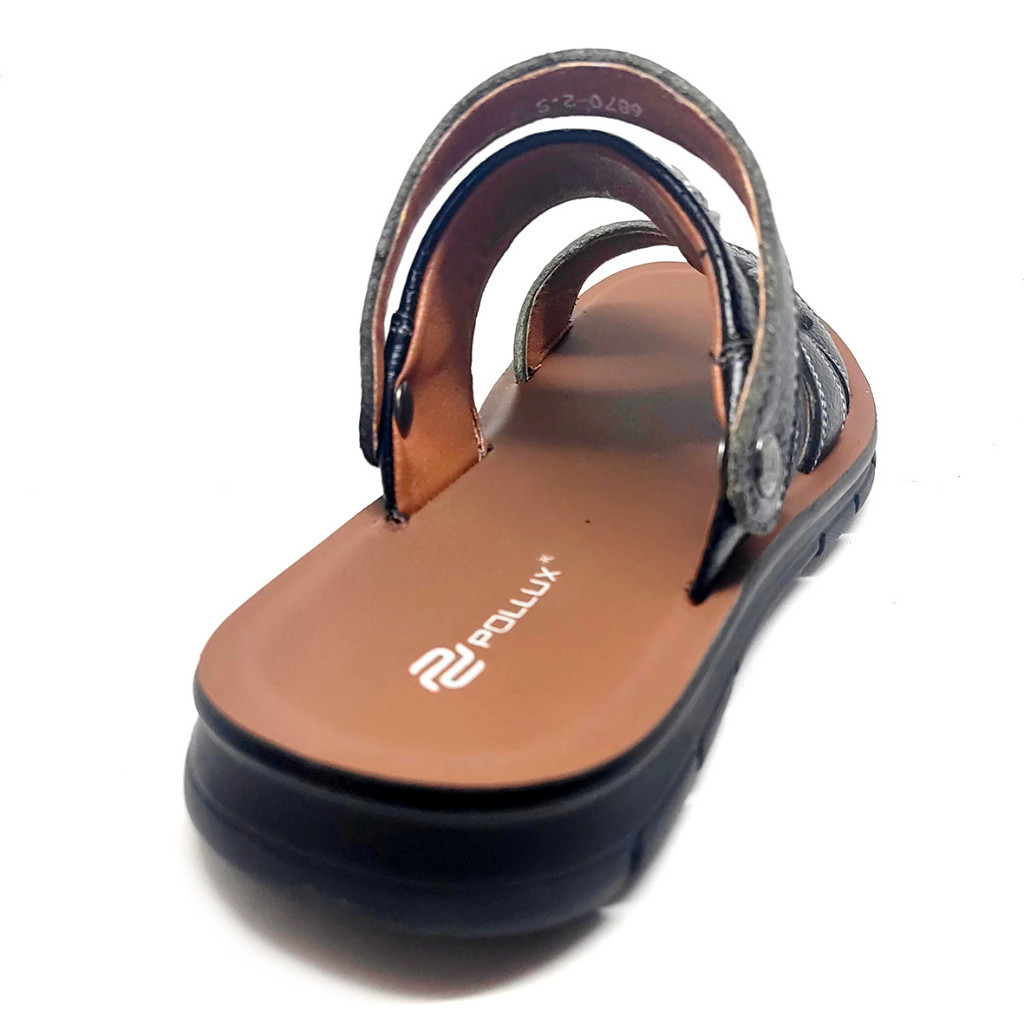 Belanja Pollux PDQ 6870 - Sandal Kulit Pria Slip On Sangat Nyaman Dan ...