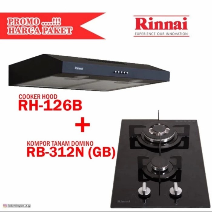 Harga rinnai kompor tanam hood Terbaru Okt 2024 |BigGo Indonesia