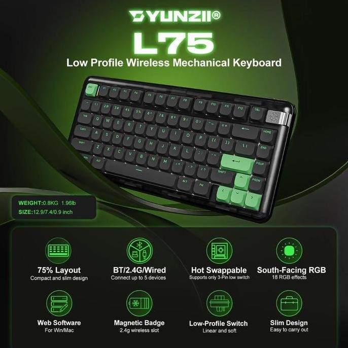 Harga low profile 75% keyboard Terbaru Des 2025 | BigGo Indonesia