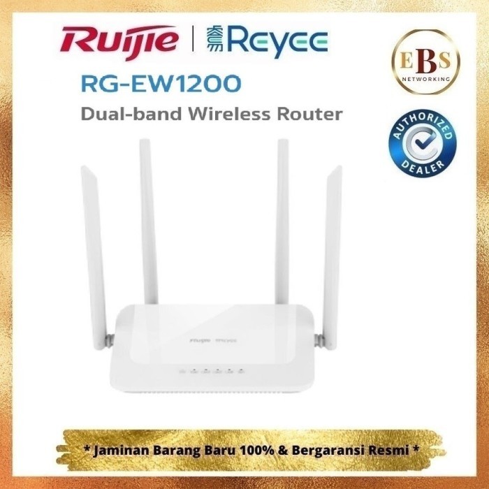 Harga RUIJIE-REYEE-RG-EW1200G-PRO-1300M-DUAL-BAND-GIGABIT-WIRELESS-ROUTER Terbaru Okt 2025 ...