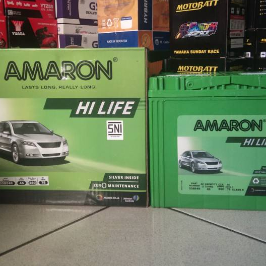 Jual Aki Amaron HiLife 55B24L City Z Aerio Baleno Grand Livina Sentra Sunny Coupe Genesis Corola ...