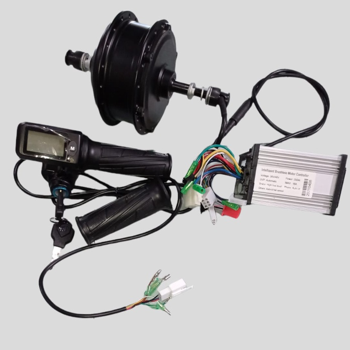 Jual Set Ebike Kit Dinamo motor BLDC 36v 350w Sepeda Listrik | Shopee Indonesia