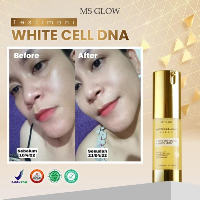 Jual WHITE CELL DNA SERUM / UNTUK SEMUA JENIS KULIT / CERAH DALAM 7 ...