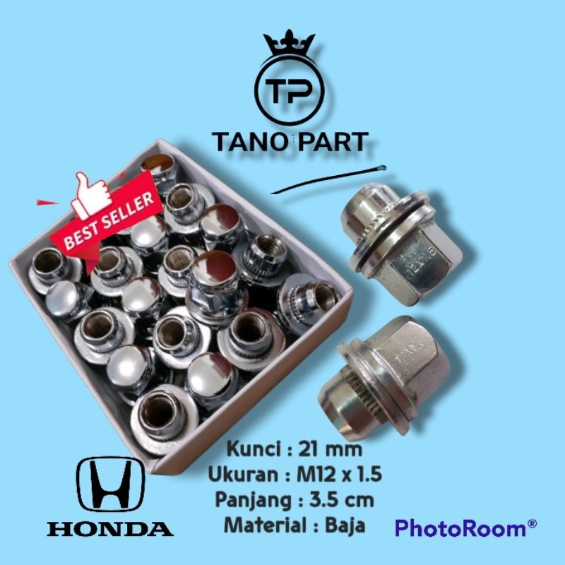 Jual Mur Roda Racing Fujita Baut Lugnut Kuda 1.5 Mobil Honda Mobilio ...