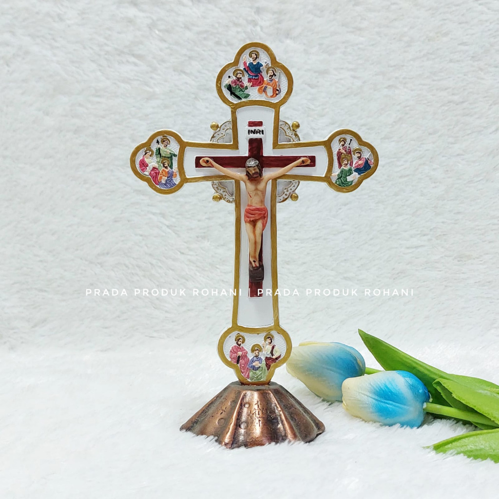 Jual Salib Duduk 20cm-Salib Yesus dan Para Rasul-Salib Katolik | Shopee ...
