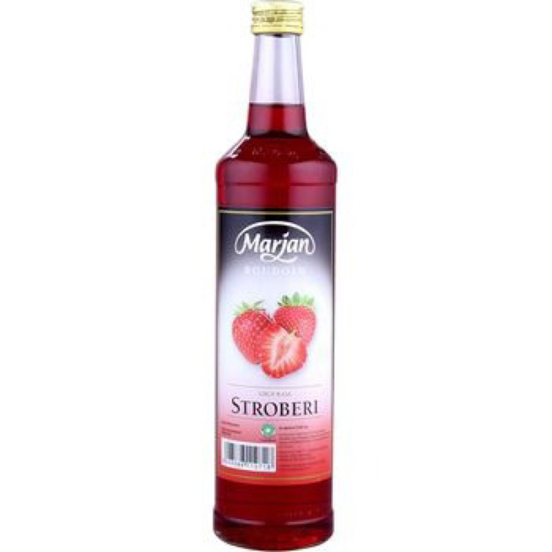 Jual Sirup Marjan Strawberry Boudoin 460ml | Shopee Indonesia