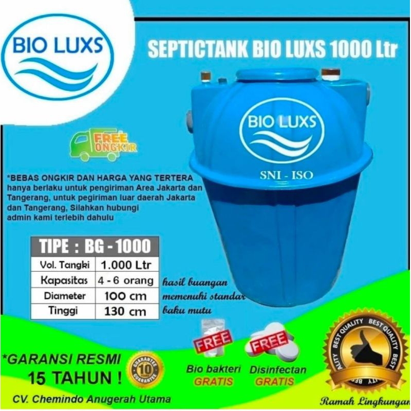 Jual septictank biotech, biofil BG 1000 liter | Shopee Indonesia