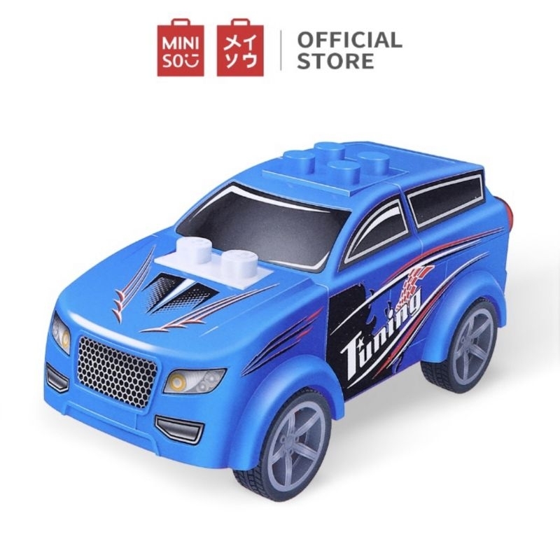 Jual MINISO Building Blocks Race Car Blocks Mobil Series | Shopee Indonesia
