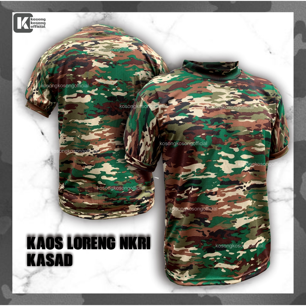 Jual Kaos Kasad Terbaru / Jersey Kasad Baru / Kaos TNI AD baru / Kaos TNI Multicam /Kaos jersey ...