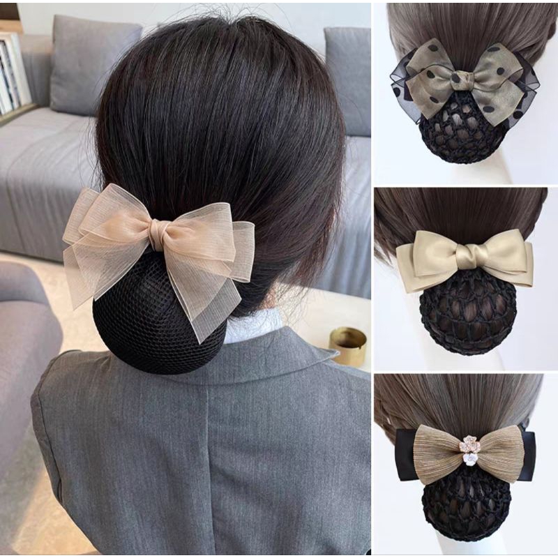 Jual Hairnet Cepol Pita Sanggul / Jepit Rambut Pita Otomatis Harnet ...