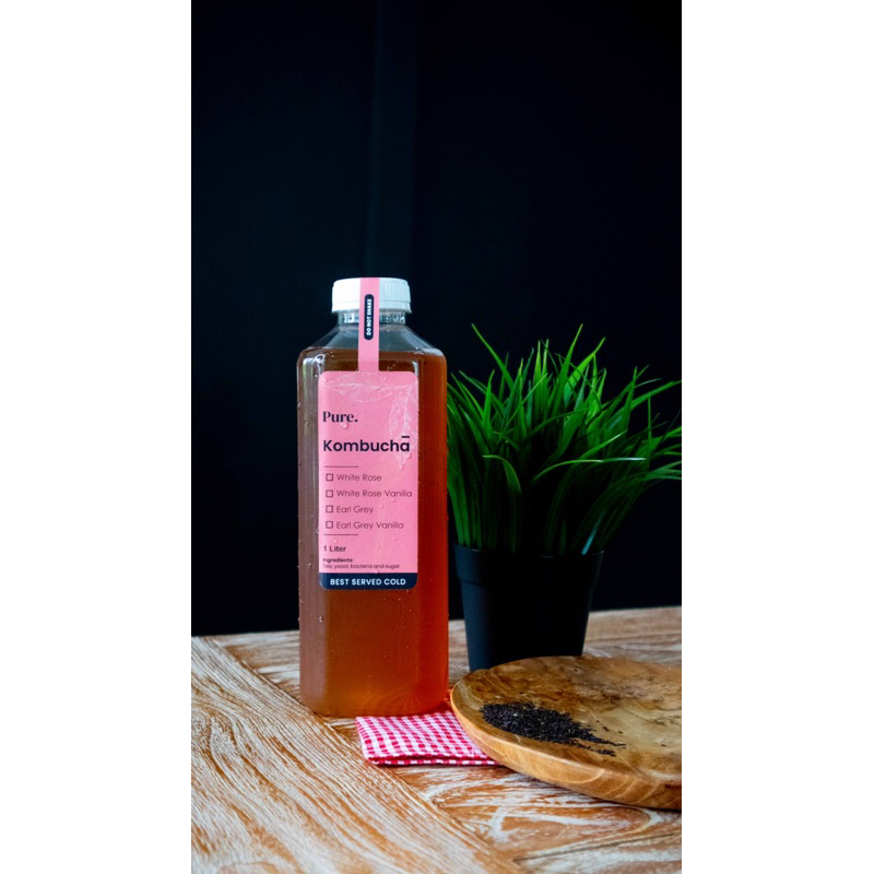 Jual Pure Kombucha 1Lt - Earl Grey Vanilla | Shopee Indonesia
