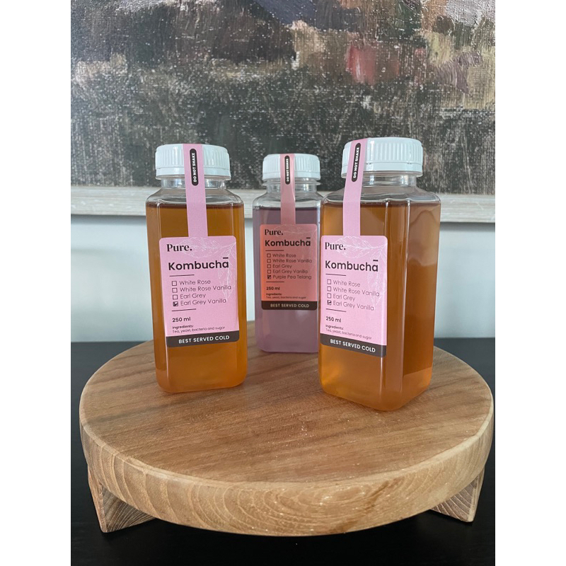 Jual Pure Kombucha 280ml - White Rose Vanilla | Shopee Indonesia