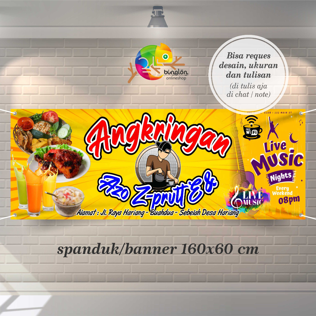 Jual Spanduk, Banner Warung Angkringan | Shopee Indonesia