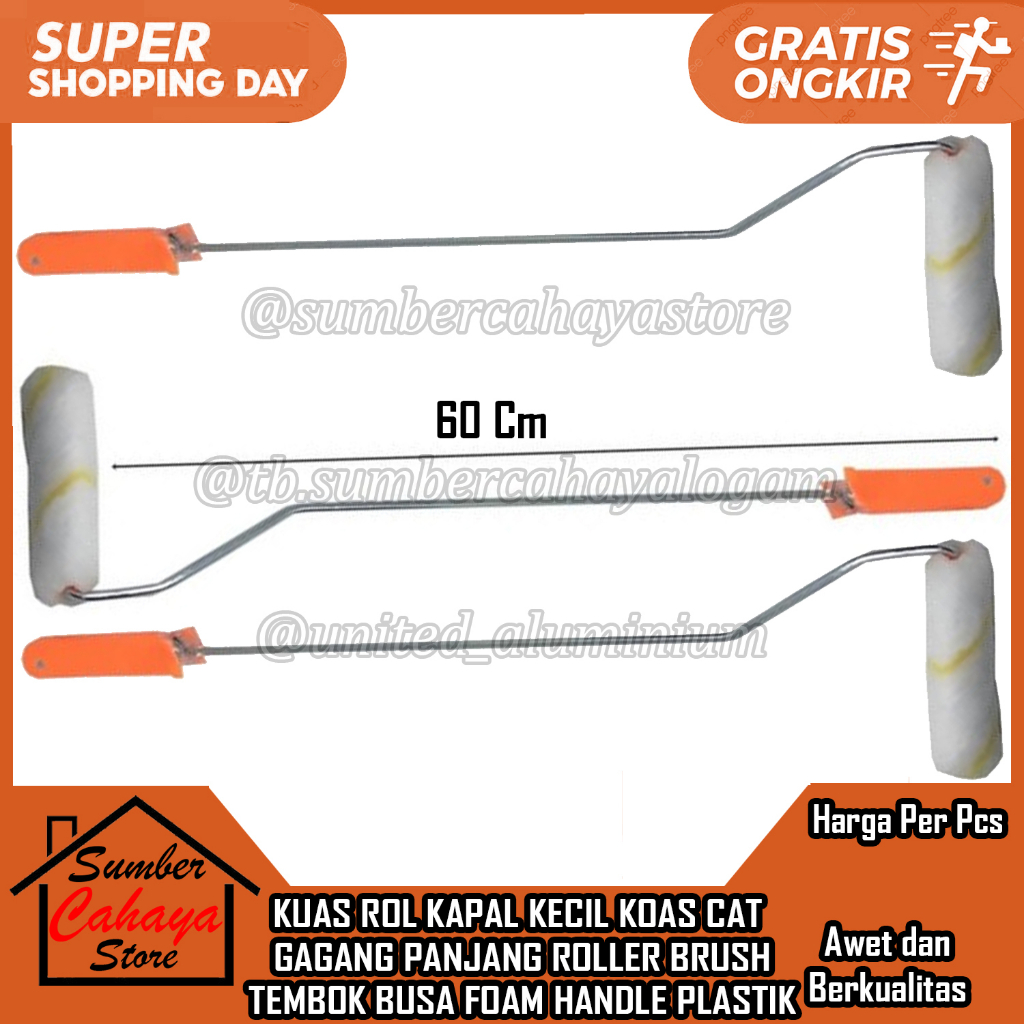 Jual KUAS ROL KAPAL CAT KECIL GAGANG PANJANG KOAS ROLL KECIL MINI SUIT ...
