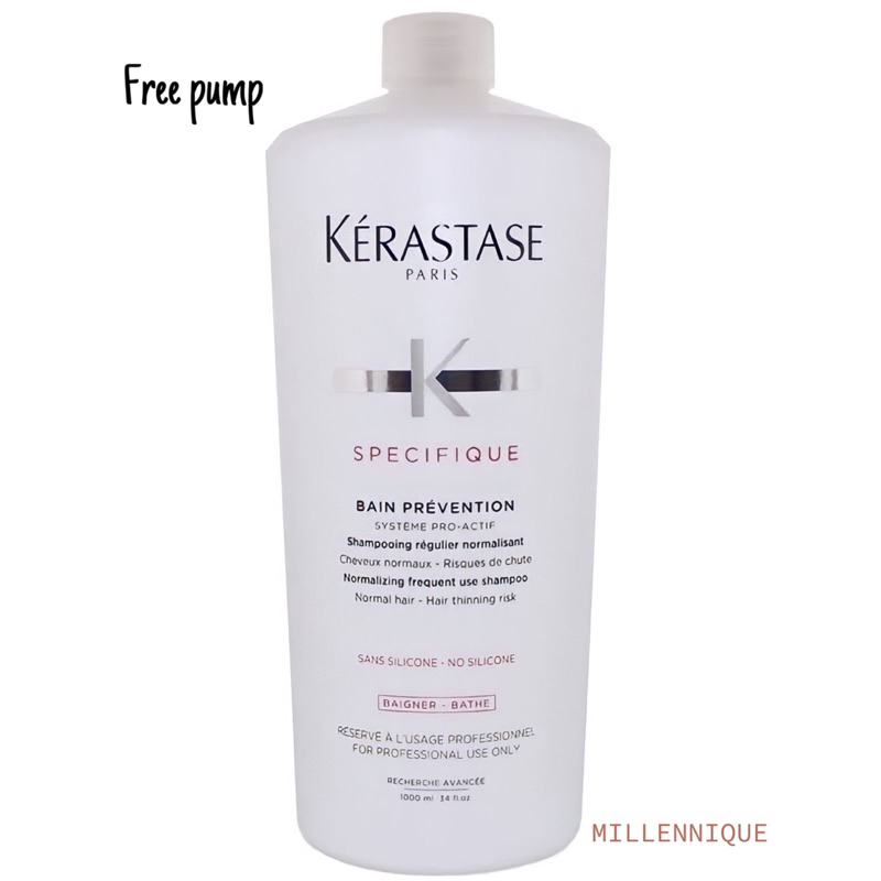 Jual KERASTASE BAIN PREVENTION 1000ML SHAMPOO ANTI RONTOK | Shopee ...