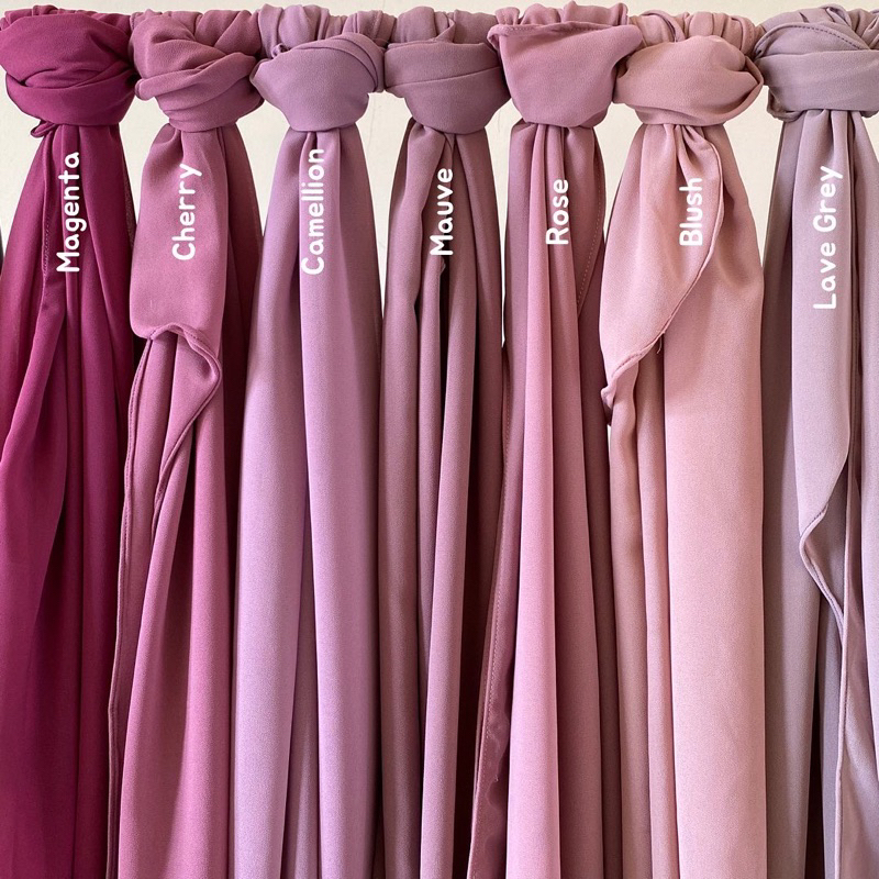 Jual SYAFA PASHMINA (pashmina curve/oval) | Shopee Indonesia