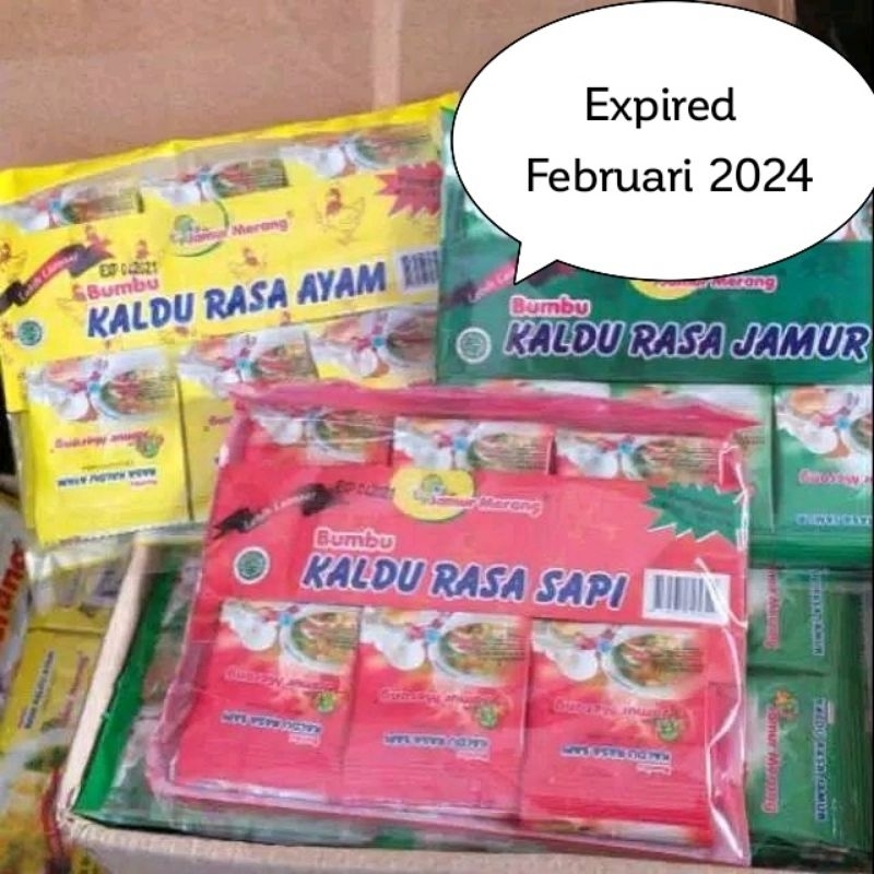 Jual Kaldu Jamur merang Kaldu rasa jamur Kaldu Alami NON MSG 1 pack isi ...